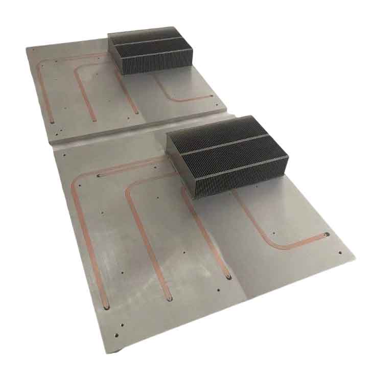 Heat Sink with Copper Heat Pipe Assembly Cold Plate for Laser Machine ...